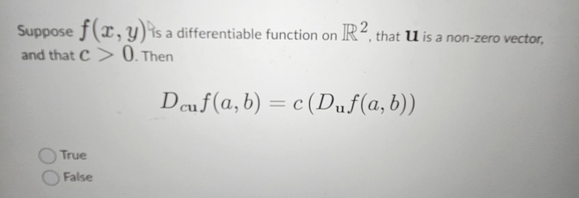 Solved Suppose f(x,y) ﻿is a differentiable function on R2, | Chegg.com