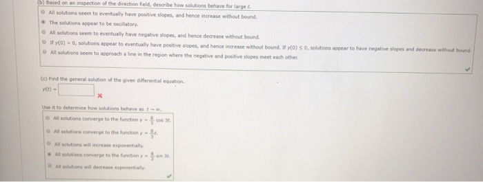 Solved Consider the following differential equation. (A | Chegg.com