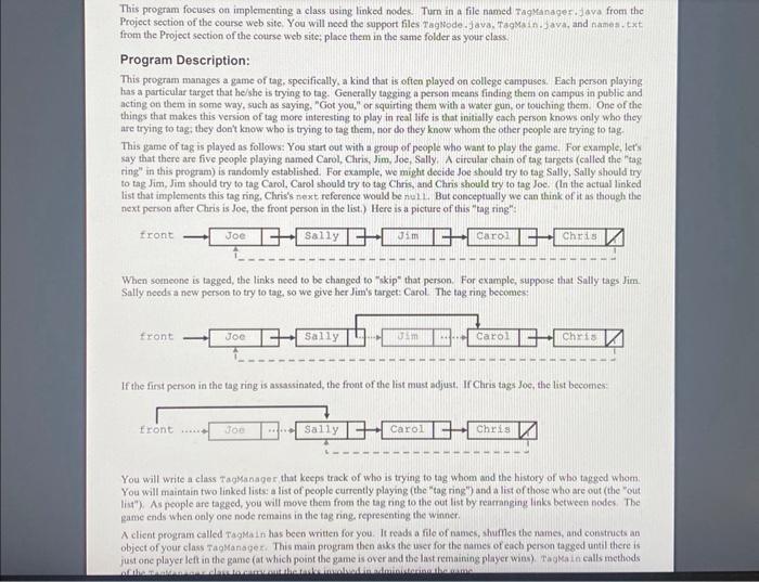Solved This program focuses on implementing a class using | Chegg.com