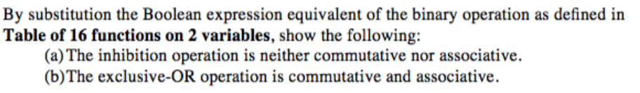Solved By substitution the Boolean expression equivalent of | Chegg.com