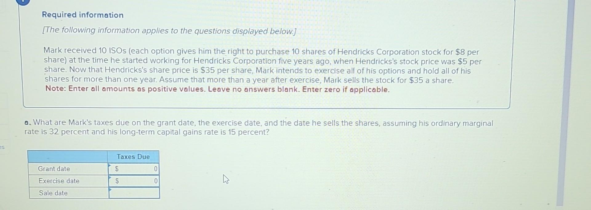 Solved Required information [The following information | Chegg.com