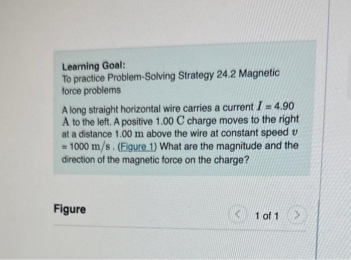 Solved Learning Goal: To practice Problem-Solving Strategy | Chegg.com
