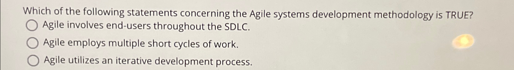 Solved Which of the following statements concerning the | Chegg.com