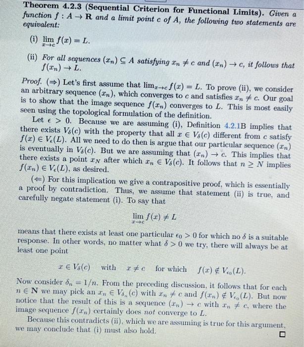 Exercise 4.2.1. (a) Supply the details for how | Chegg.com
