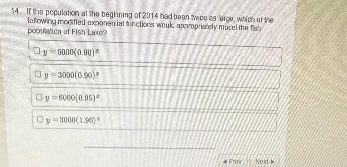 Solved 4. If the population at the beginning of 2014 had | Chegg.com