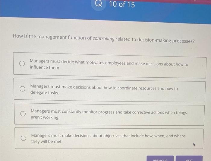 Solved When managers make programmed decisions, they do not | Chegg.com