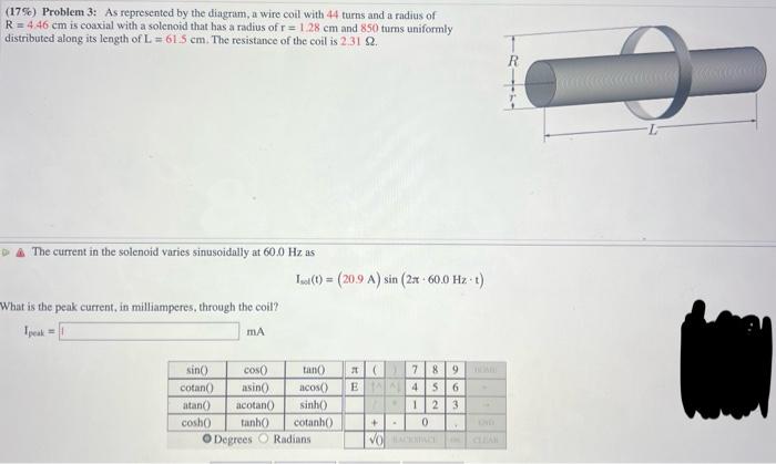 Solved (17\%) Problem 3: As represented by the diagram, a | Chegg.com