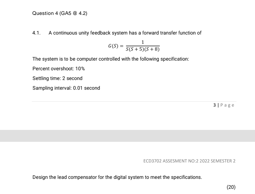Solved ECD3702 ASSESMENT NO:2 2022 SEMESTER 2 Question 2 | Chegg.com