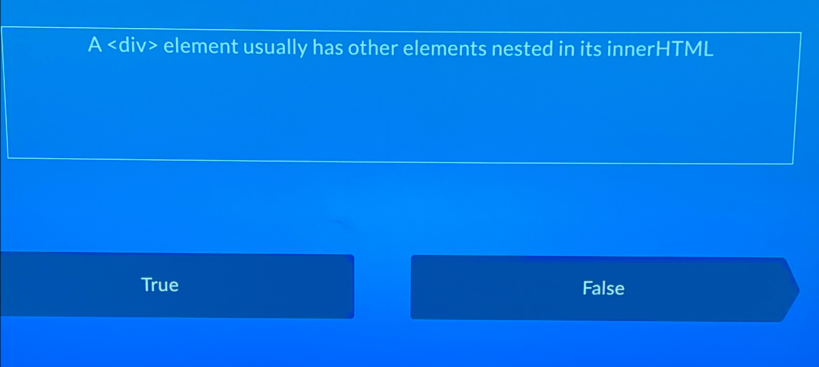 Solved A ﻿element Usually Has Other Elements Nested