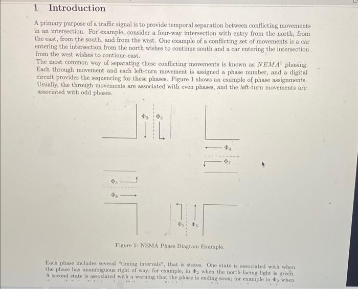 Solved A primary purpose of a traffic signal is to provide | Chegg.com