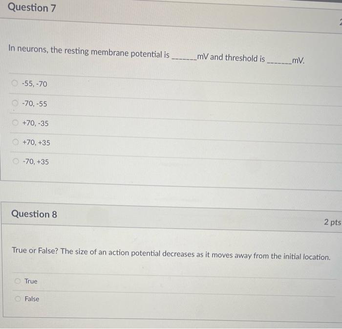 Solved Where are action potentials initiated? Axon Cell body | Chegg.com