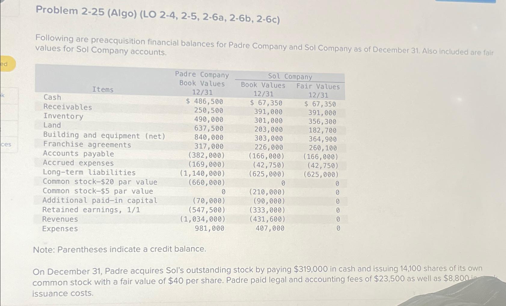 Solved Problem 2-25 (Algo) (LO | Chegg.com
