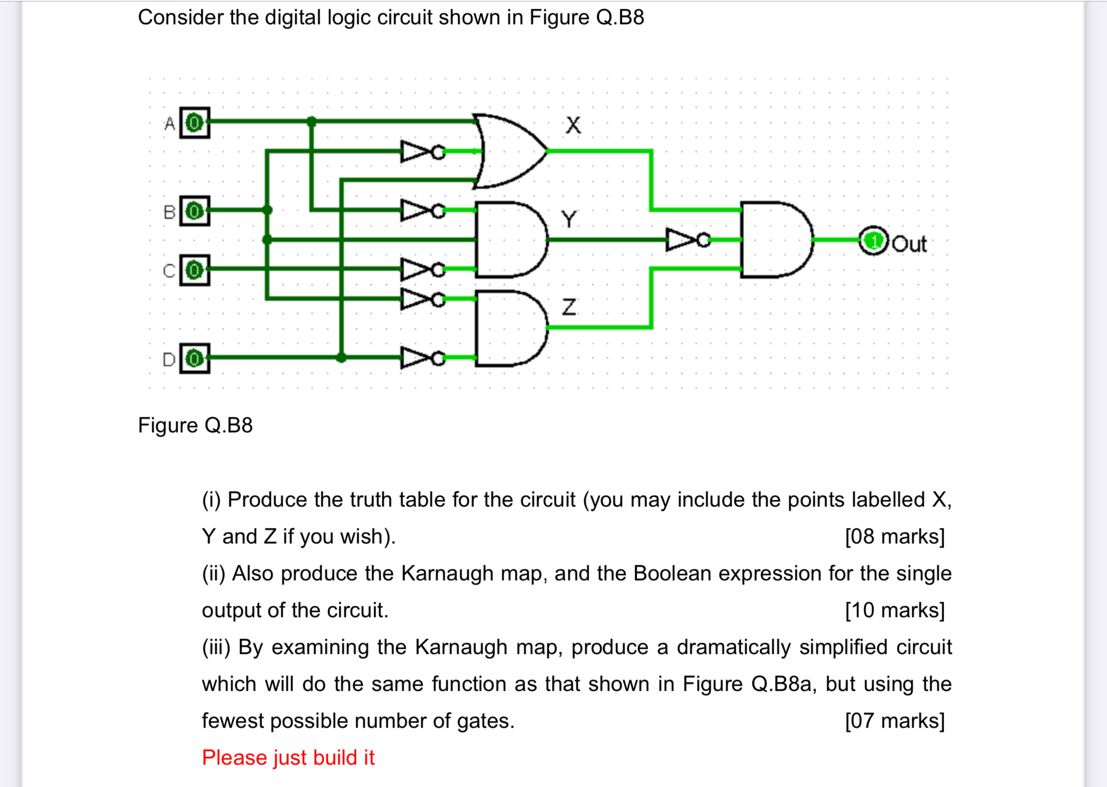 Solved Consider the digital logic circuit shown in Figure | Chegg.com