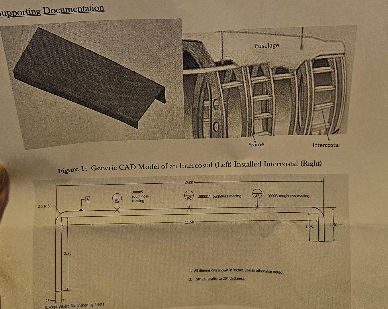 Solved Documentation Figure 1: Generic CAD Model of an | Chegg.com