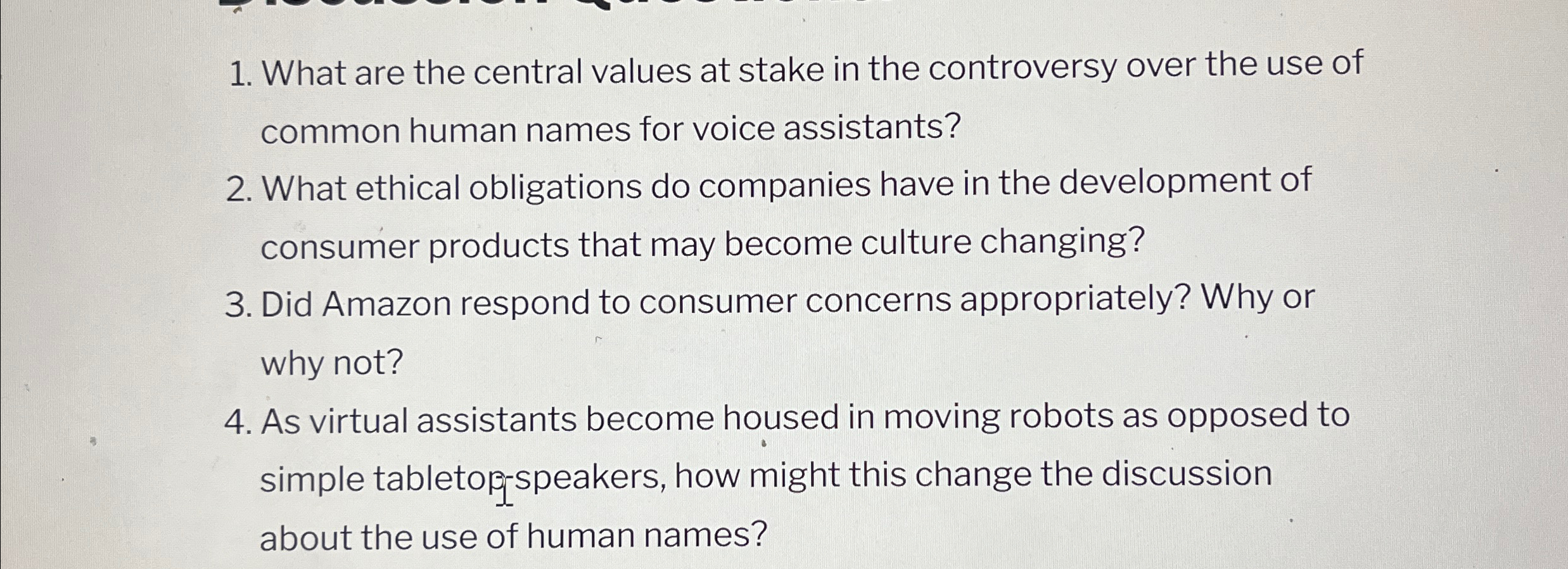 Solved What are the central values at stake in the | Chegg.com