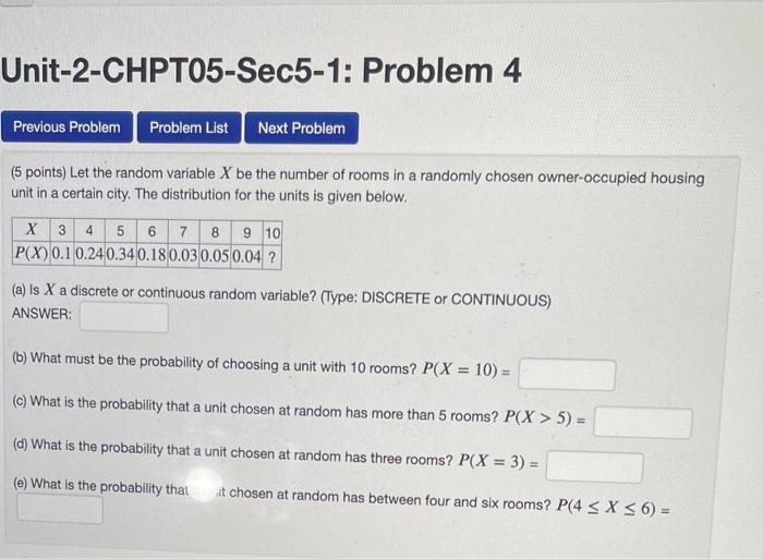 Solved Unit-2-CHPT05-Sec5-1: Problem 4 Previous Problem | Chegg.com