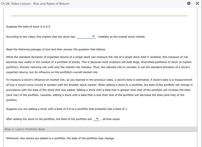 First drop down options are less,the same, | Chegg.com