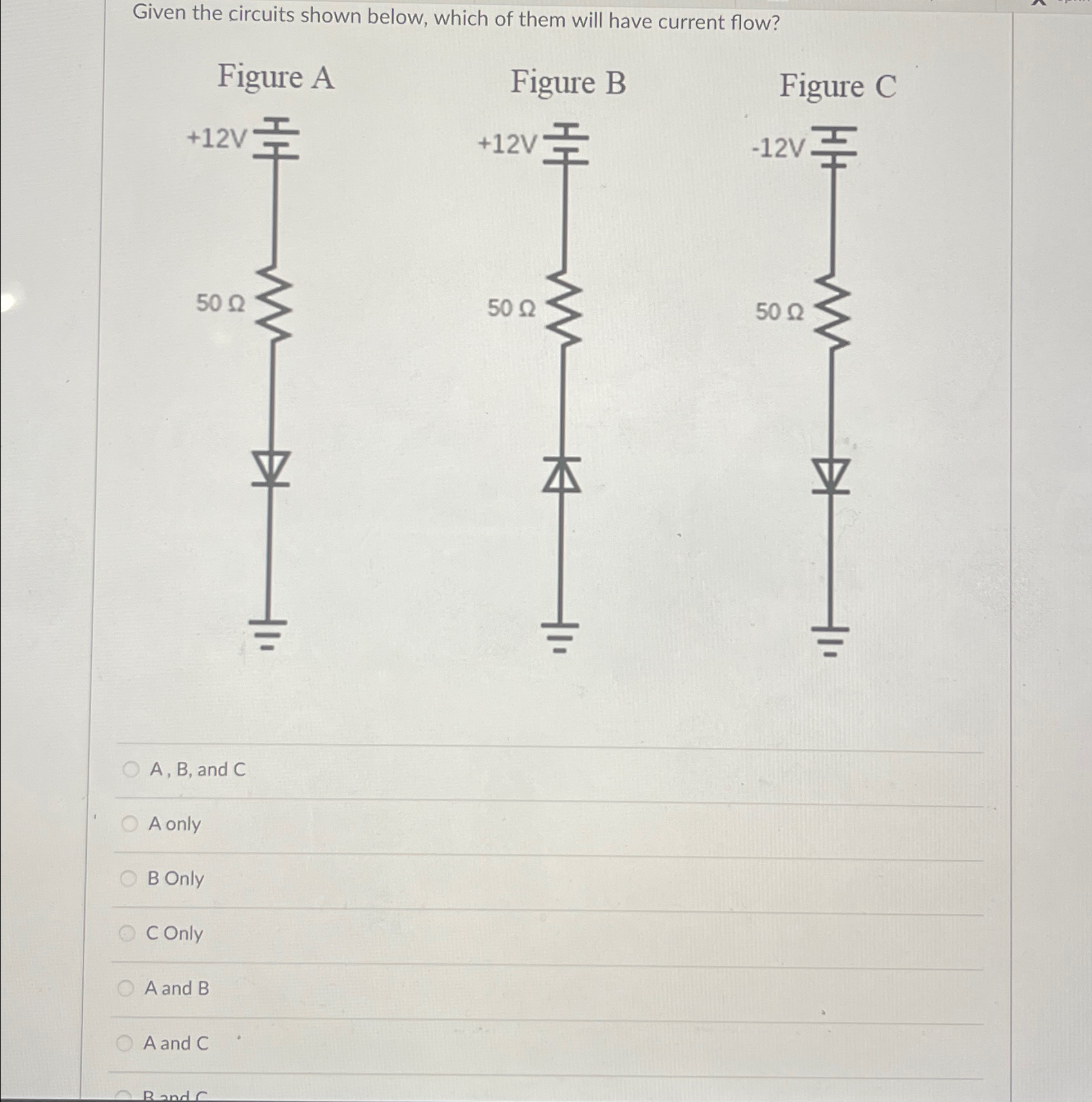 Solved Given the circuits shown below, which of them will | Chegg.com