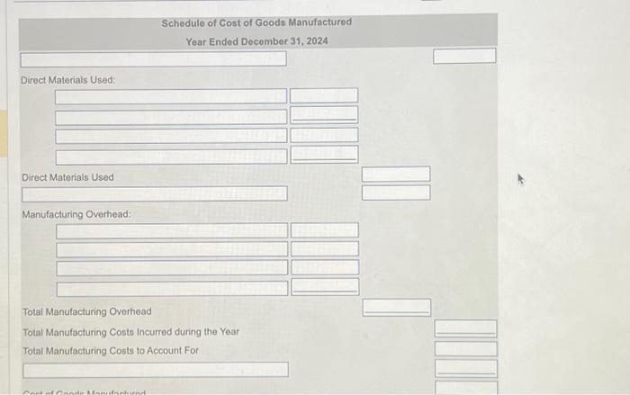 Solved Jones Com, a lanp marvilacturer, provided the | Chegg.com