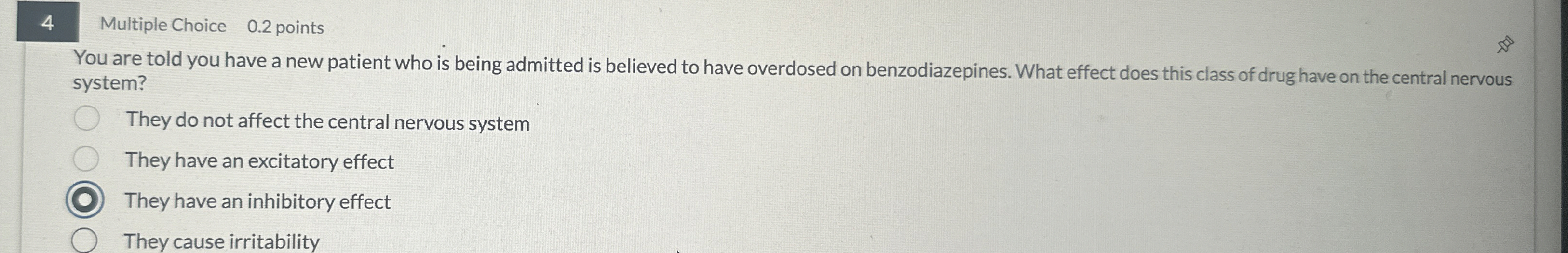 Solved 4Multiple Choice0.2 ﻿pointsYou are told you have a | Chegg.com