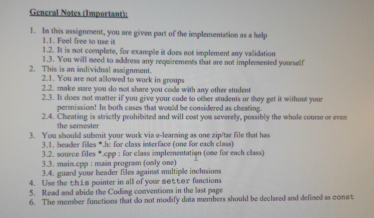 Solved CODING CONVENTIONS 1) Naming Conventions: Class names | Chegg.com