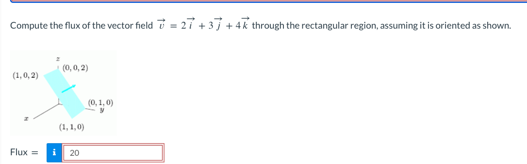 Solved Compute the flux of the vector field | Chegg.com