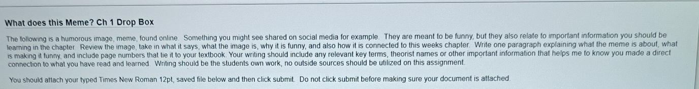 Solved What does this Meme? Ch 1 ﻿Drop BoxThe following is a | Chegg.com