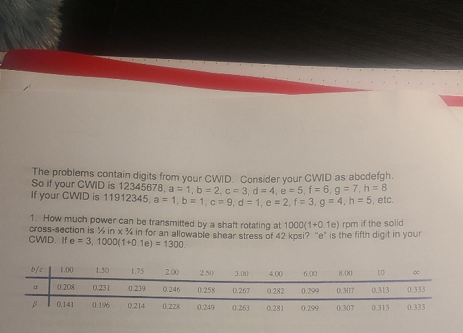 Solved The problems contain digits from your CWID. Consider | Chegg.com