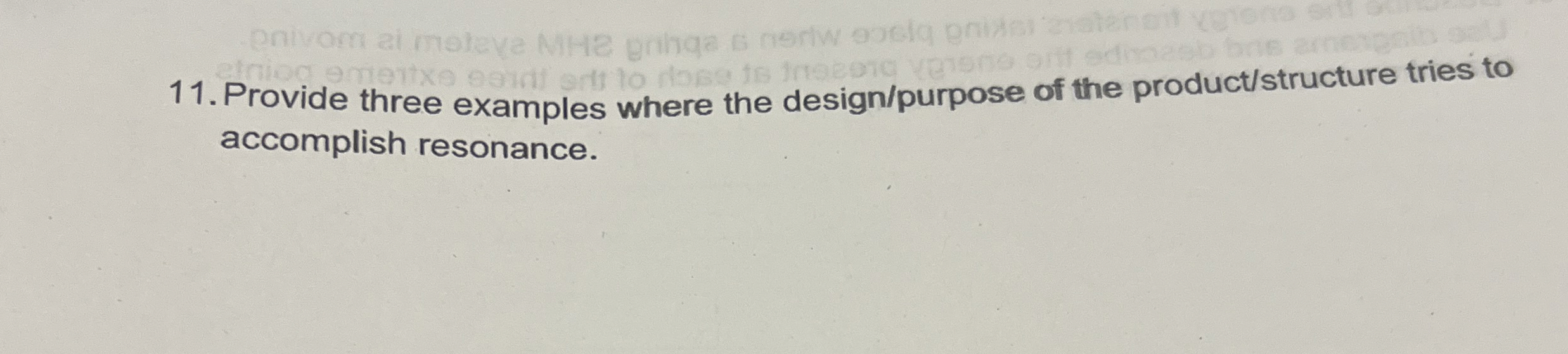Solved Provide three examples where the design/purpose of | Chegg.com