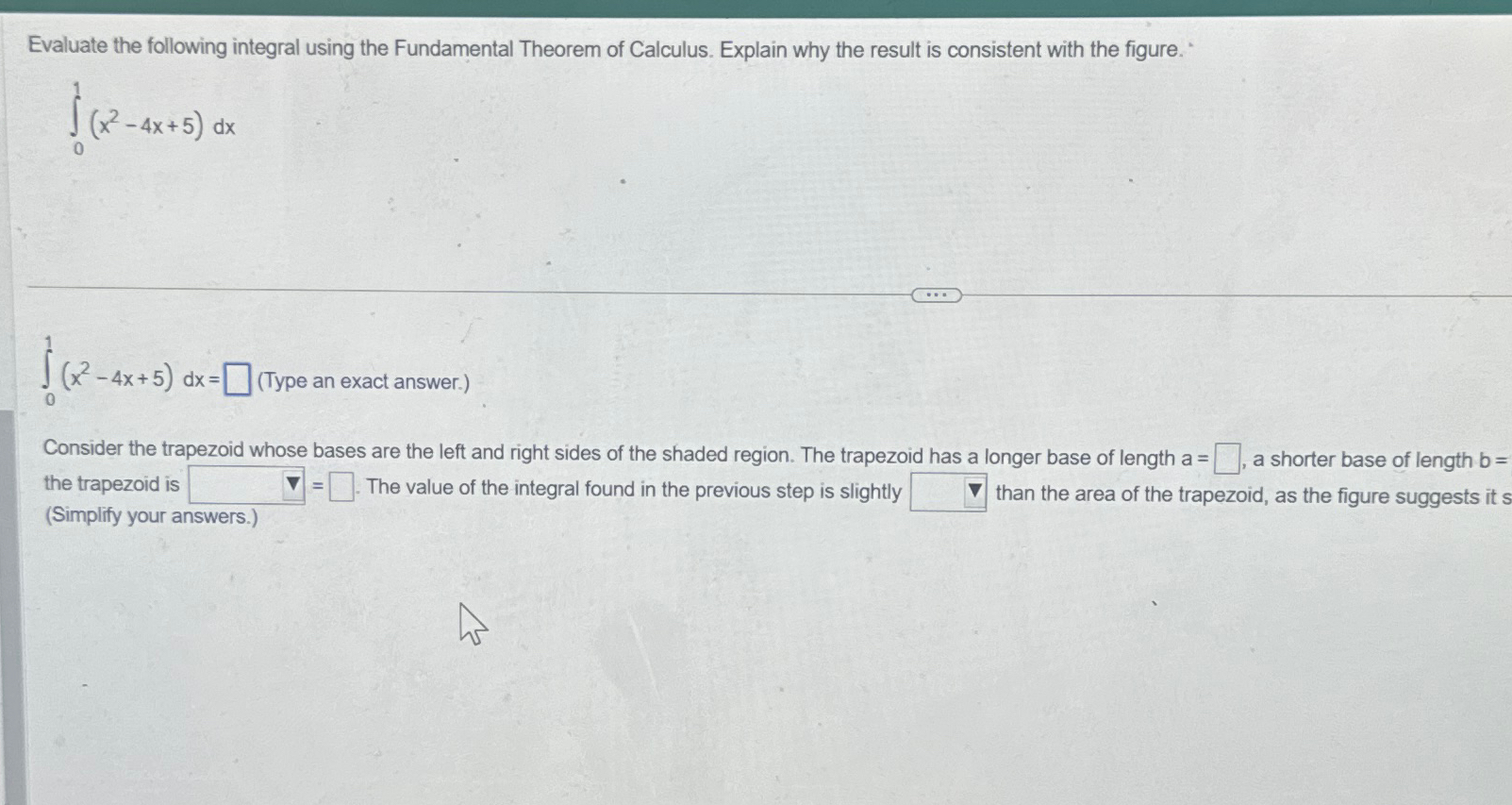 Solved Evaluate the following integral using the Fundamental | Chegg.com