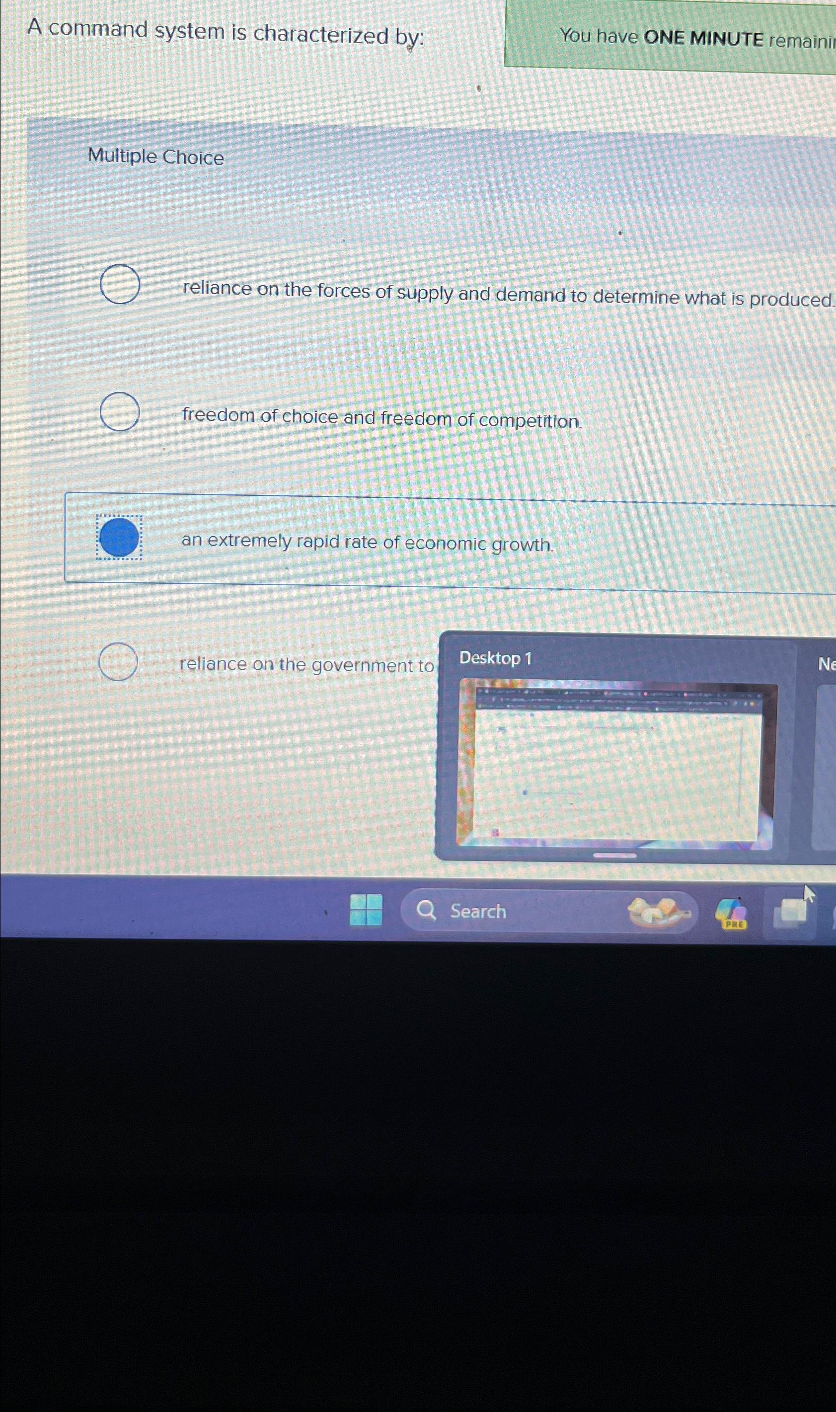 Solved A command system is characterized by:You have ONE | Chegg.com