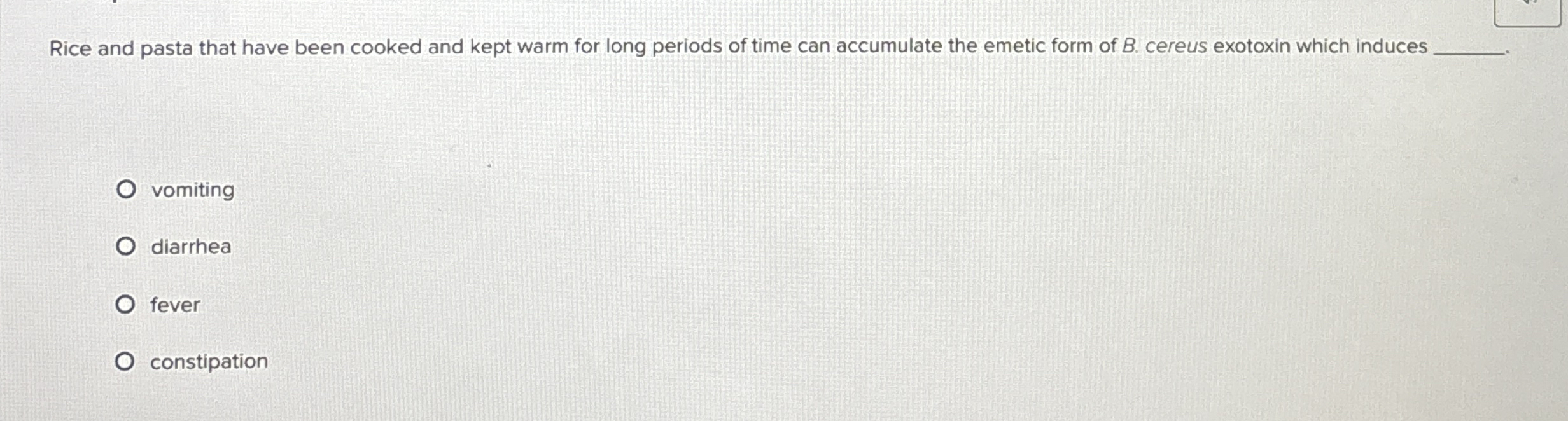 Solved Rice and pasta that have been cooked and kept warm | Chegg.com