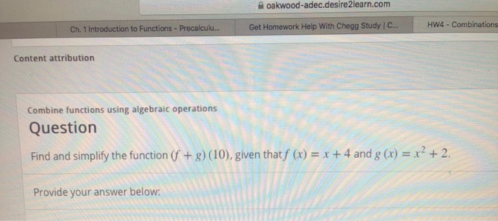 Solved Oakwood-adec.desire2learn.com HW4 - Combinations Ch. | Chegg.com