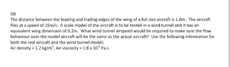 Solved Q6 The distance between the leading and trailing | Chegg.com