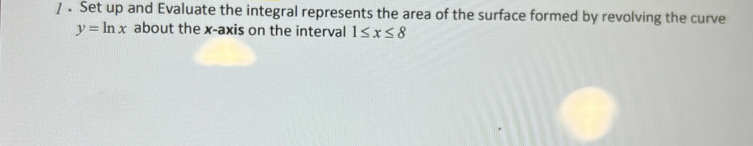 Solved Set up and Evaluate the integral represents the area | Chegg.com