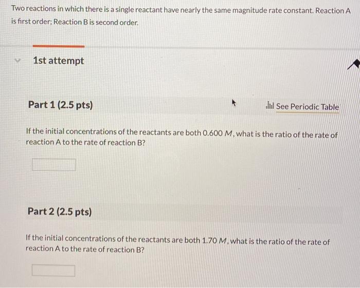 Solved Two reactions in which there is a single reactant | Chegg.com