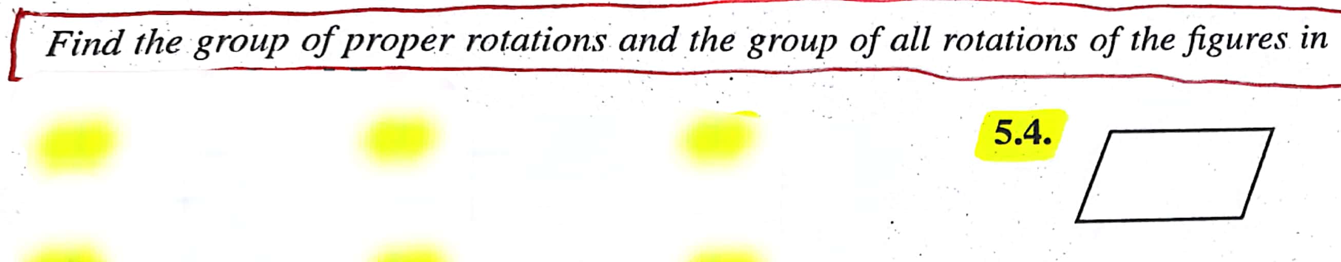 Solved Find the group of proper rotations and the group of | Chegg.com