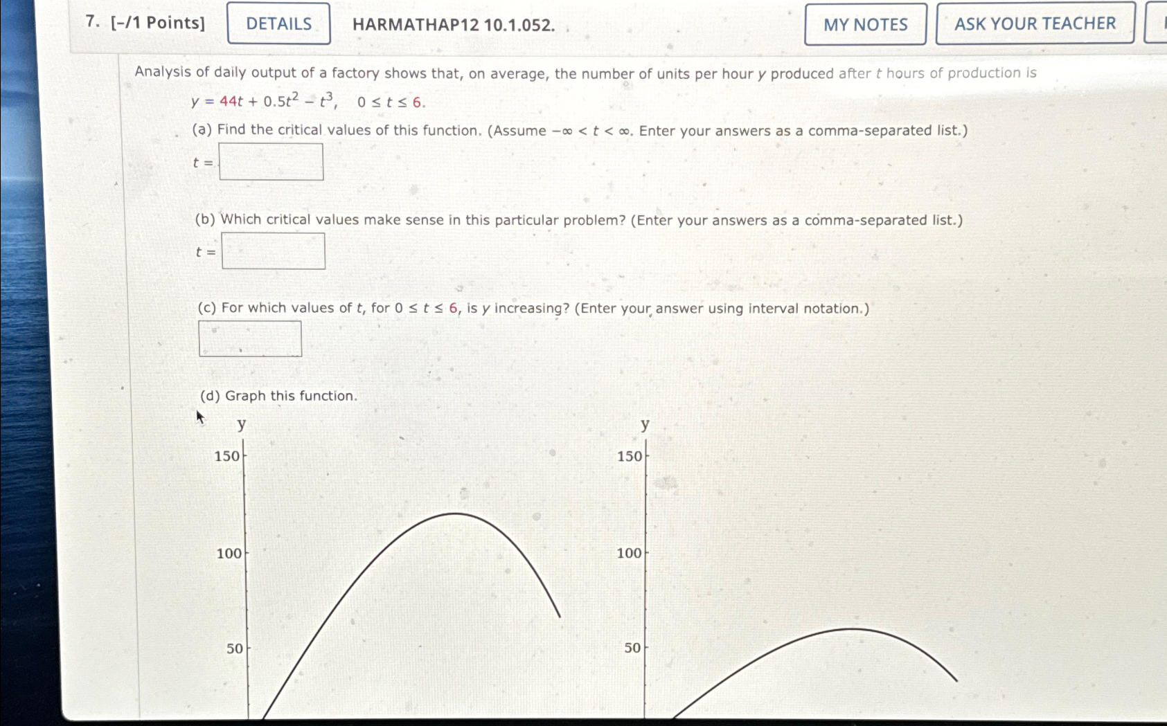 Solved [-/1 ﻿Points]HARMATHAP12 10.1.052.Analysis of daily | Chegg.com