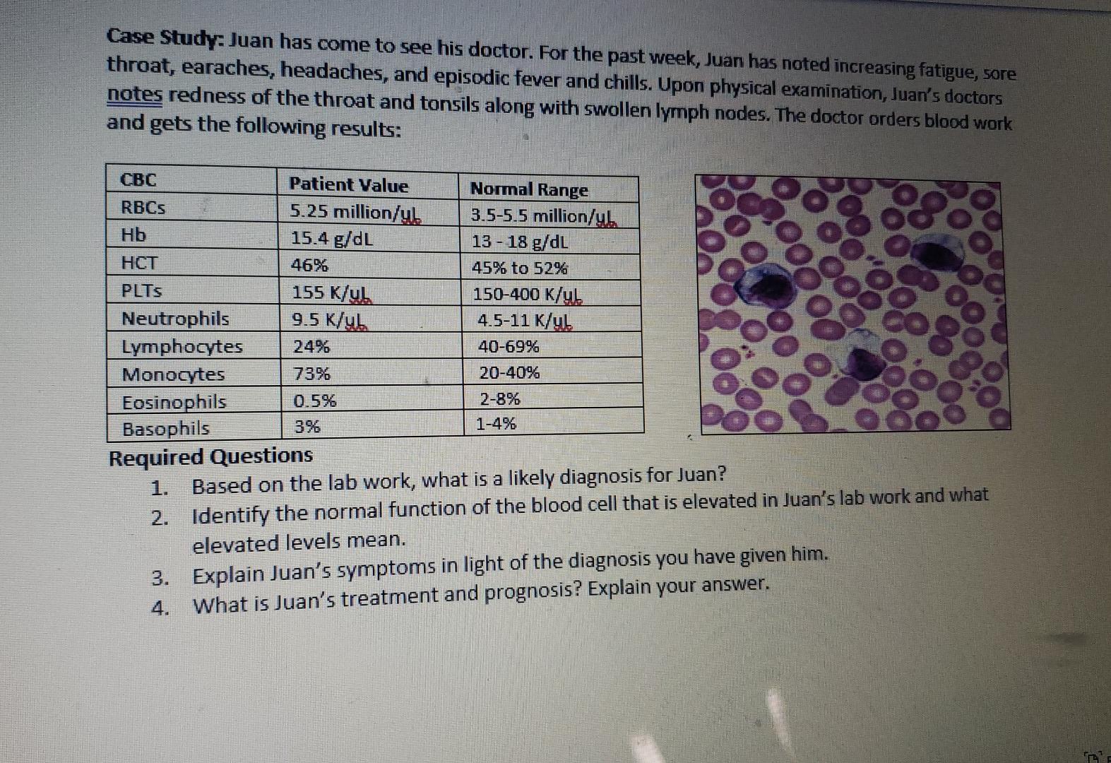 Solved Assignment #5 - Blood Directions: 1. Read the | Chegg.com