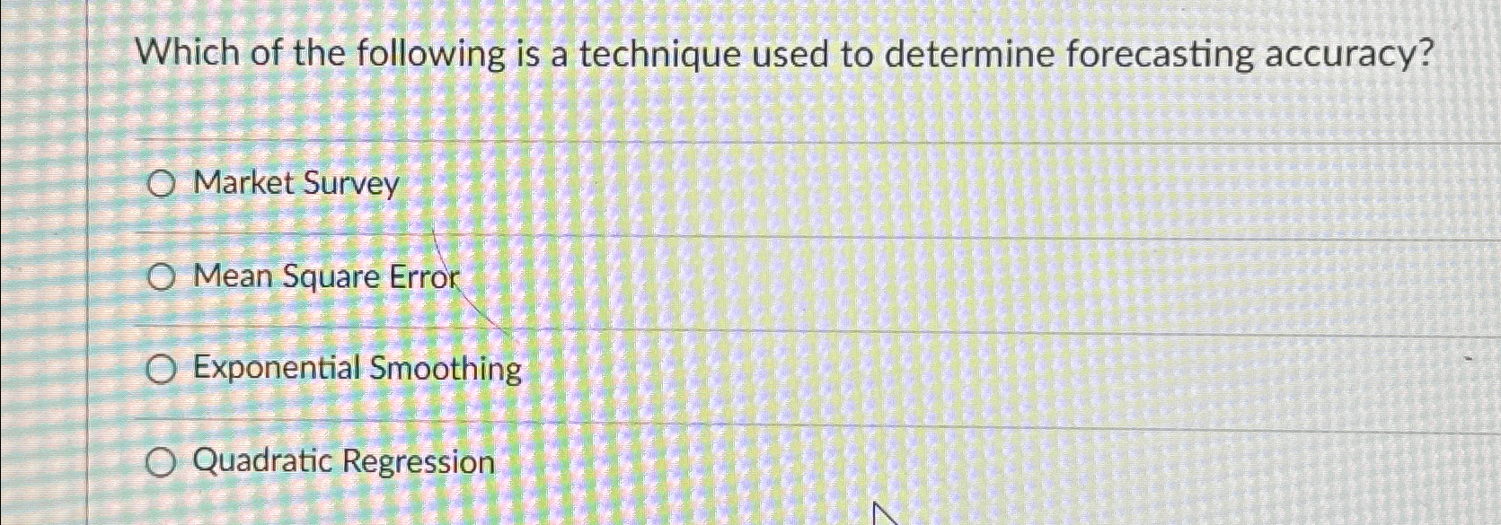 Solved Which of the following is a technique used to | Chegg.com