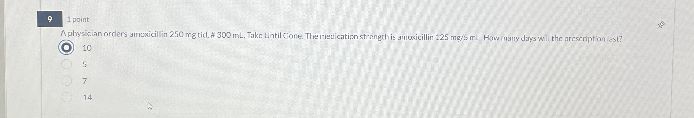 Solved 91 ﻿pointA physician orders amoxicillin 250mg ﻿tid, # | Chegg.com