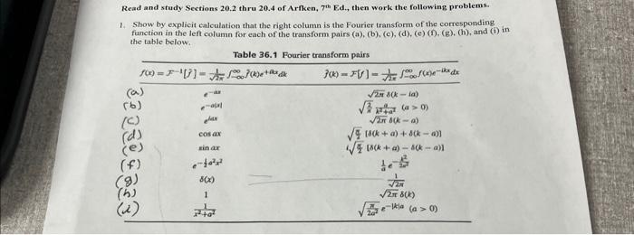 Solved Part i? Dont use complex analysis. I want to see what | Chegg.com