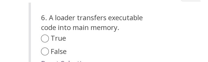 Solved A Loader Transfers Executable Code Into Main 