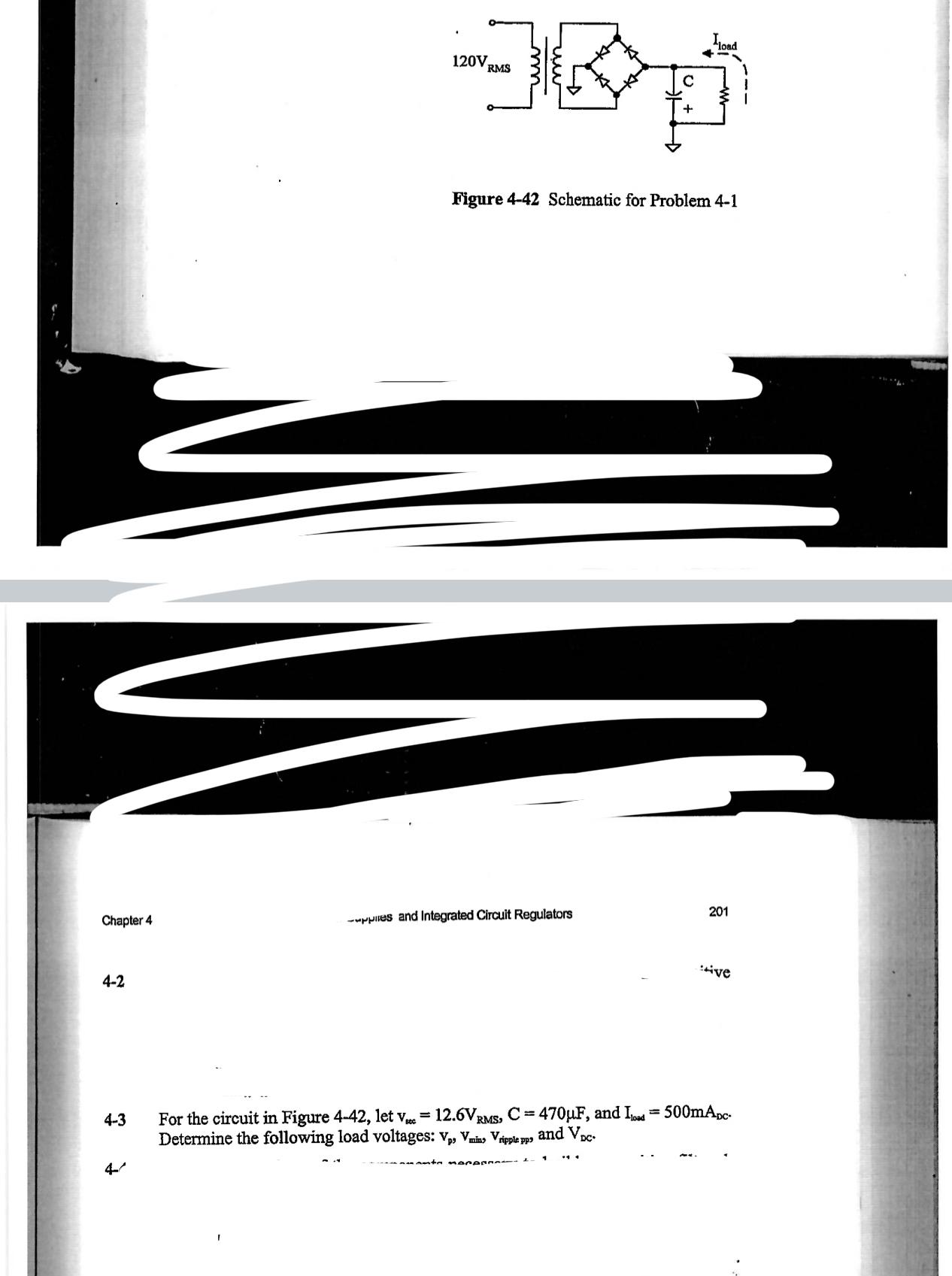 Solved Figure 4-42 ﻿Schematic for Problem 4-1Chapter | Chegg.com