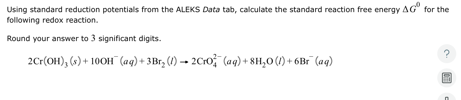 Solved Using standard reduction potentials from the ALEKS | Chegg.com