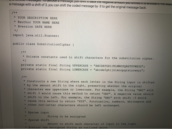 You will be writing a simple Java program that | Chegg.com