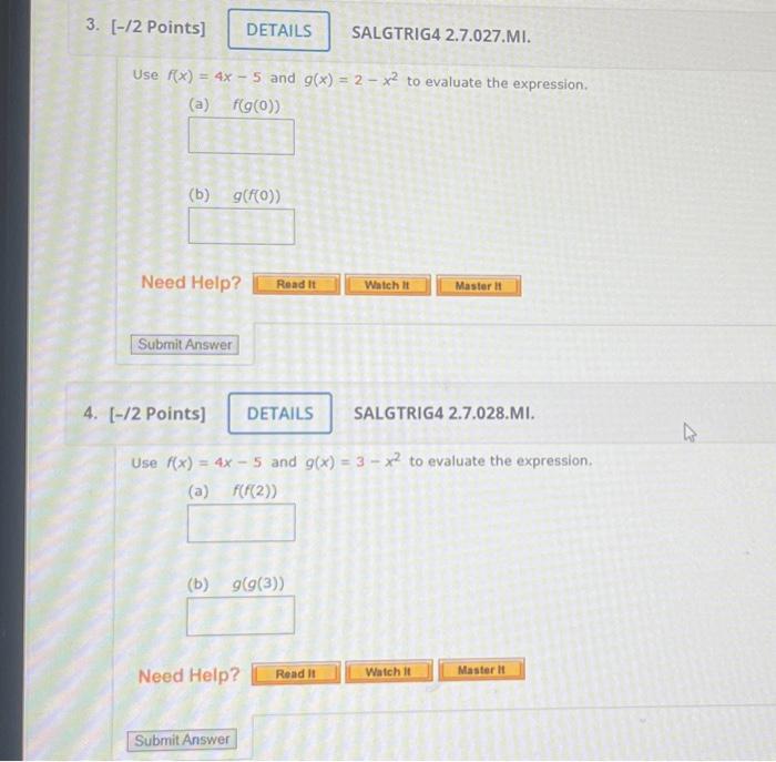 need help with these 2 | Chegg.com
