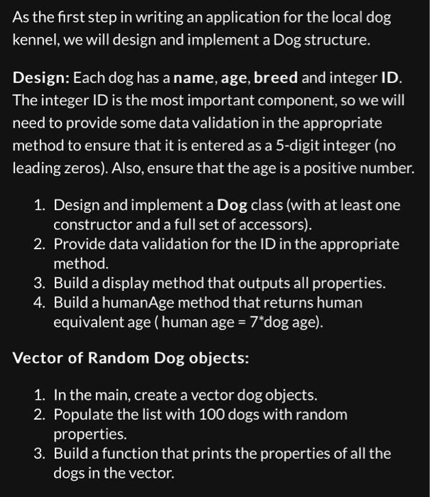 Solved As the first step in writing an application for the | Chegg.com