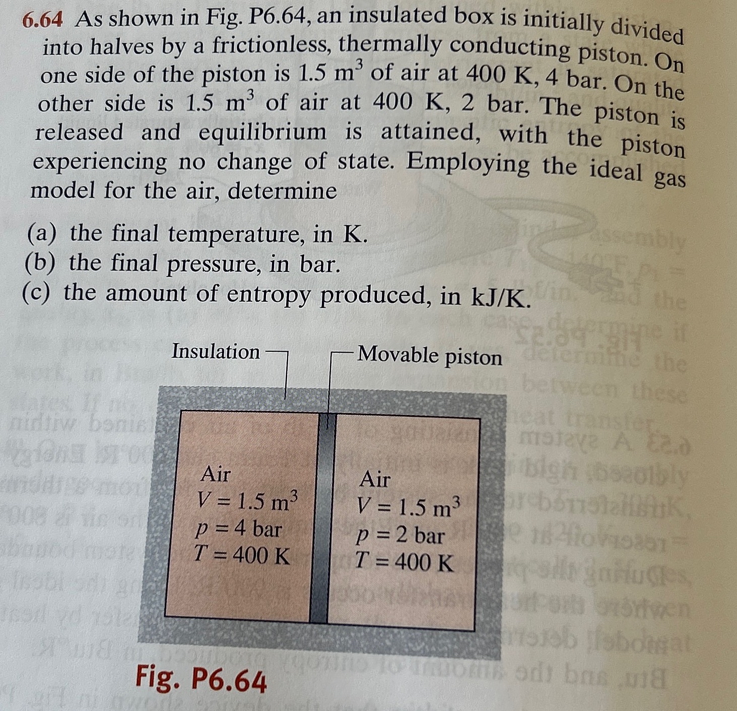 Solved 6.64 ﻿As shown in Fig. P6.64, ﻿an insulated box is | Chegg.com