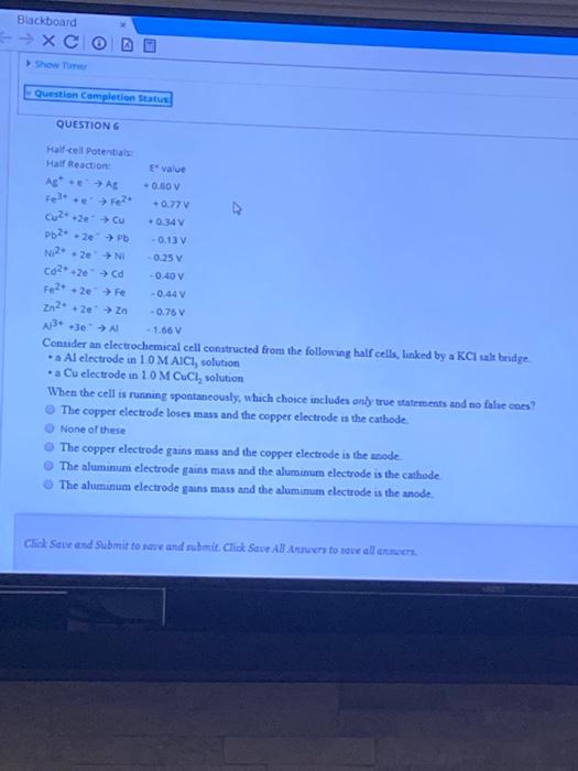 Solved Blackboard XCO Question Completion Status QUESTION | Chegg.com